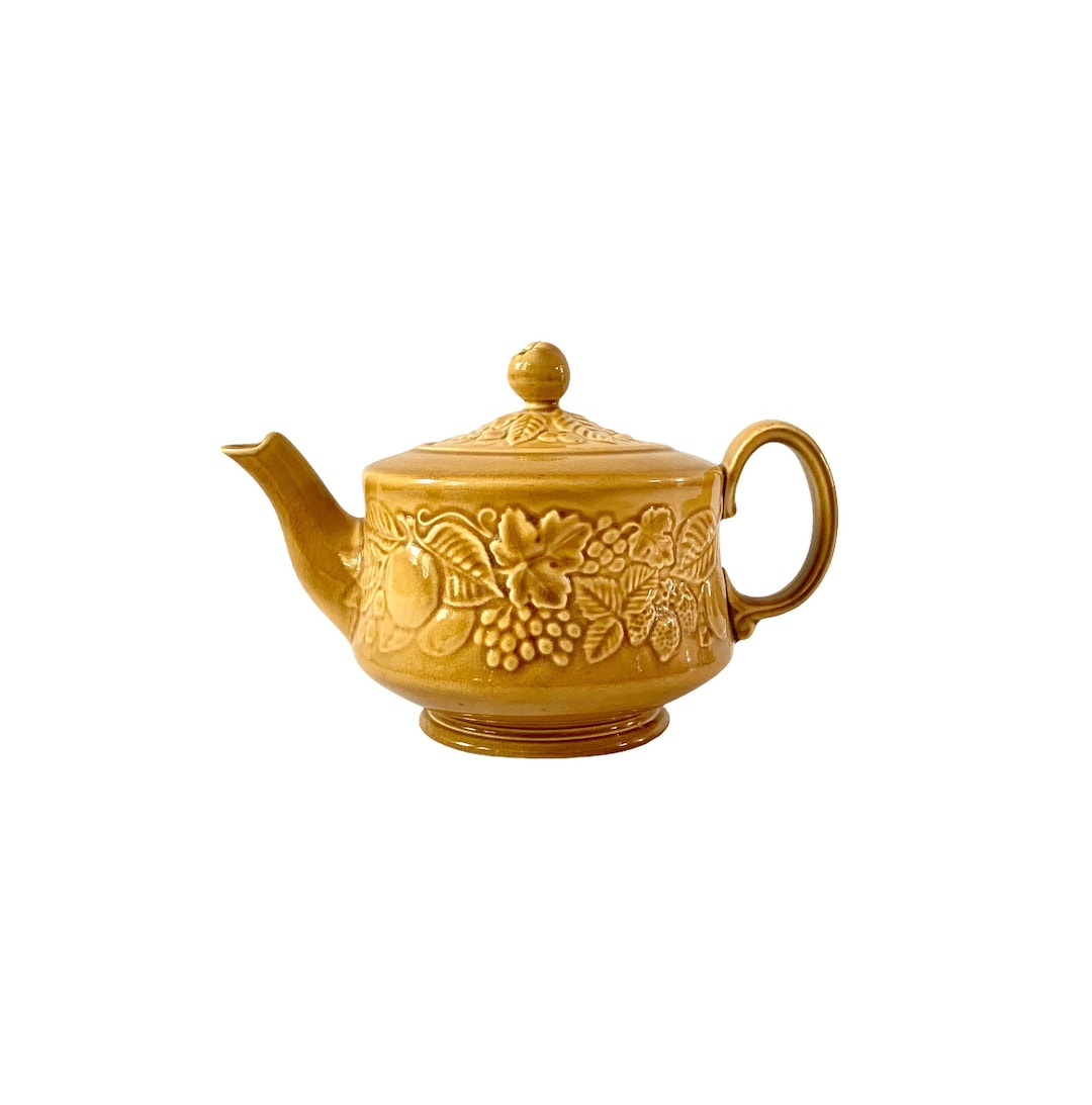Vintage ROYAL WORCESTER Crown Ware Teapot ENGLAND - Etsy