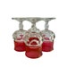 Vintage KINGS CROWN RUBY Flash Thumbprint Wine Glasses Set - Etsy