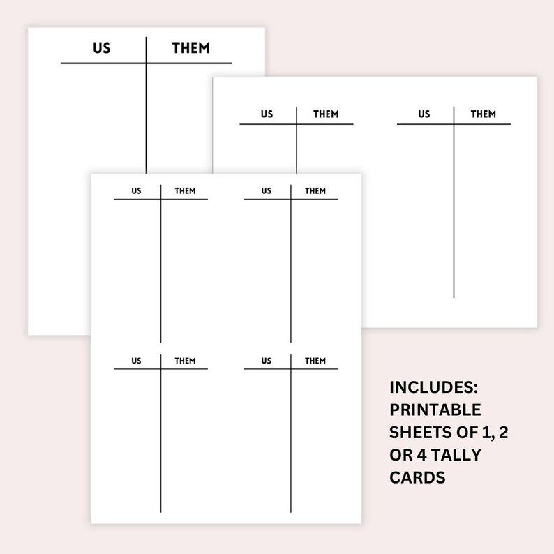 Printable BUNCO Bundle | Score Cards - Tally Sheets - Table Cards - Etsy