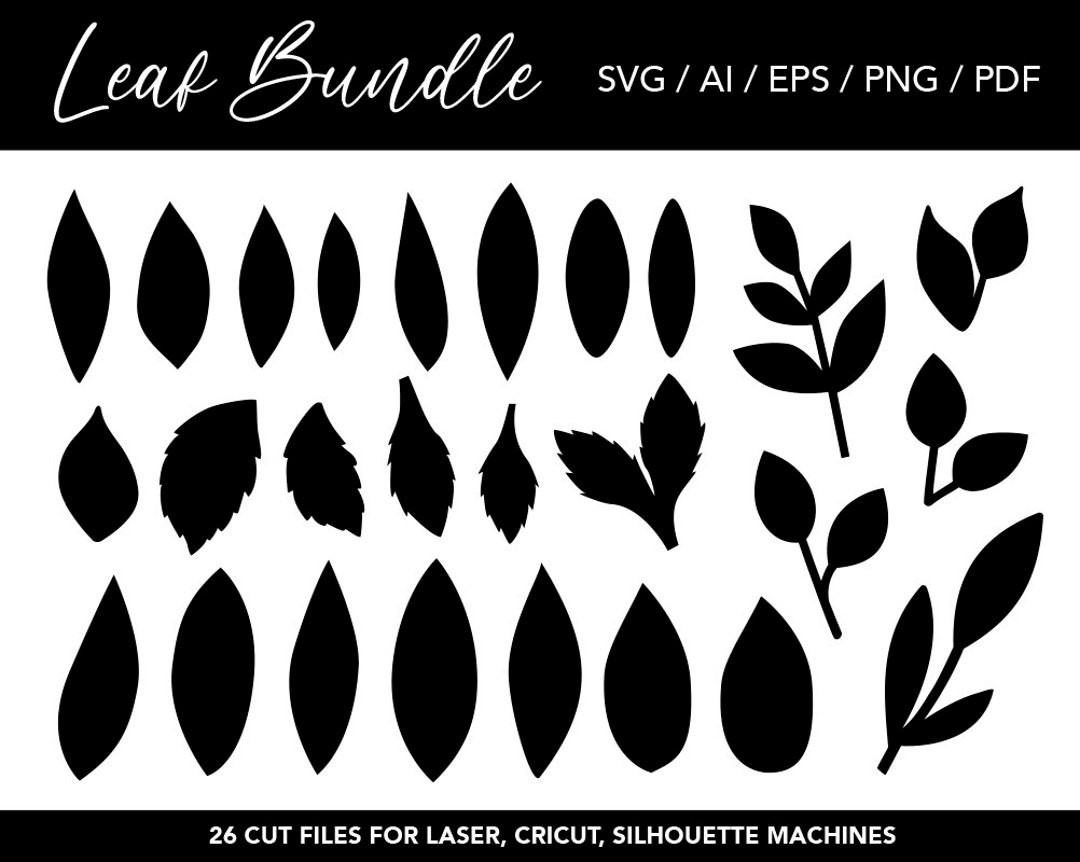 Leaves Svg File. High Quality Svg. Great for All Types of Projects ...