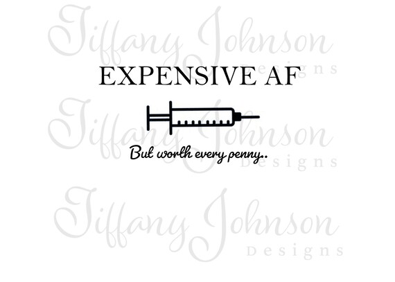 Expensive AF IVF Svg Jpg & Png Digital Download - Etsy