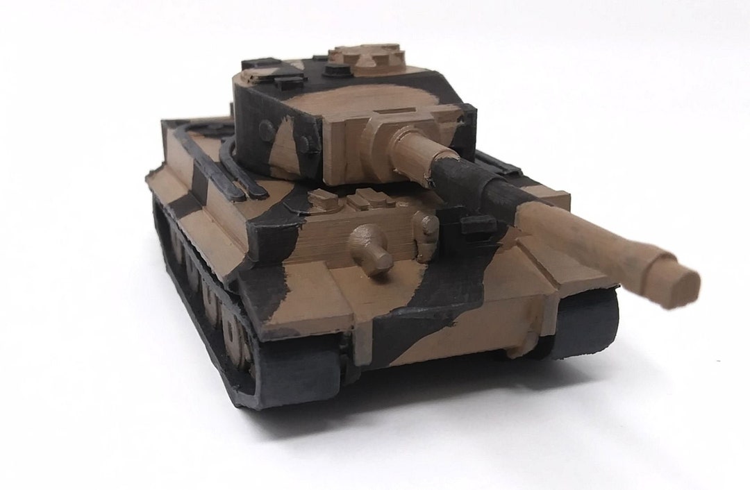 3D Printed Tiger 1 Tank Painted 1/72 Scale - Etsy