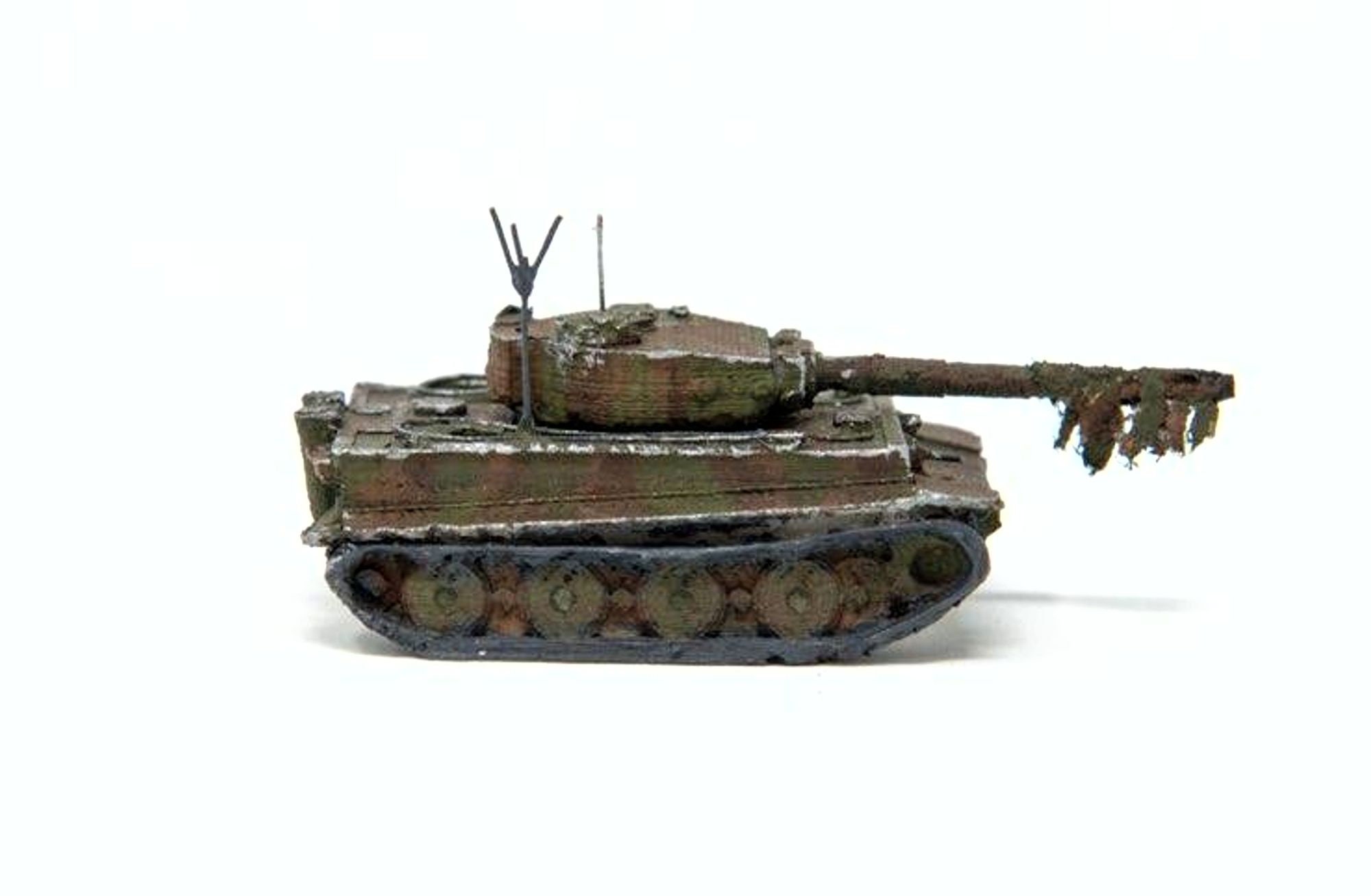 3D Printed Tiger I Tank Painted 1/144 Scale - Etsy