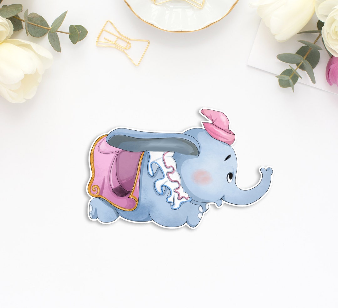 Dumbo Flying Elephant Disney Ride Inspired Vinyl Sticker MATTE for ...
