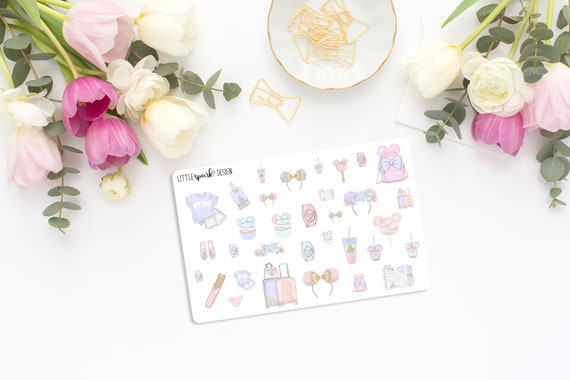 Magical Main Street Disney World Inspired Deco Stickers for | Etsy