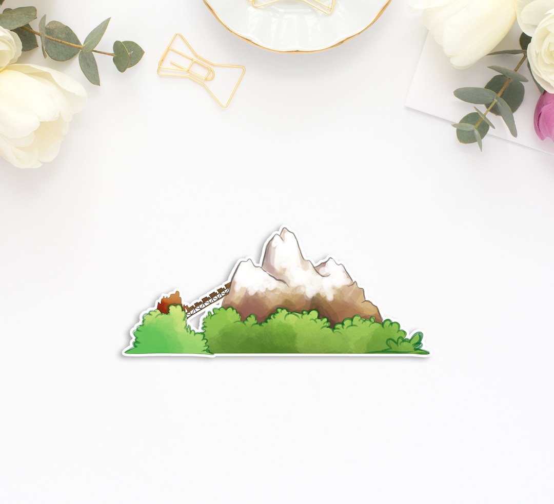 Animal Kingdom Expedition Everest Disney Ride Inspired Vinyl Sticker ...