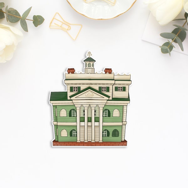 Haunted Mansion Sticker - Etsy