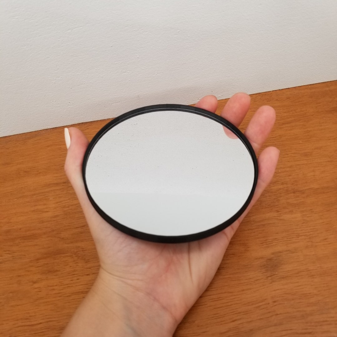 1:12 Scale Black Doll Mirror With Magnetic Back - 1/12 Modern Mini Doll ...