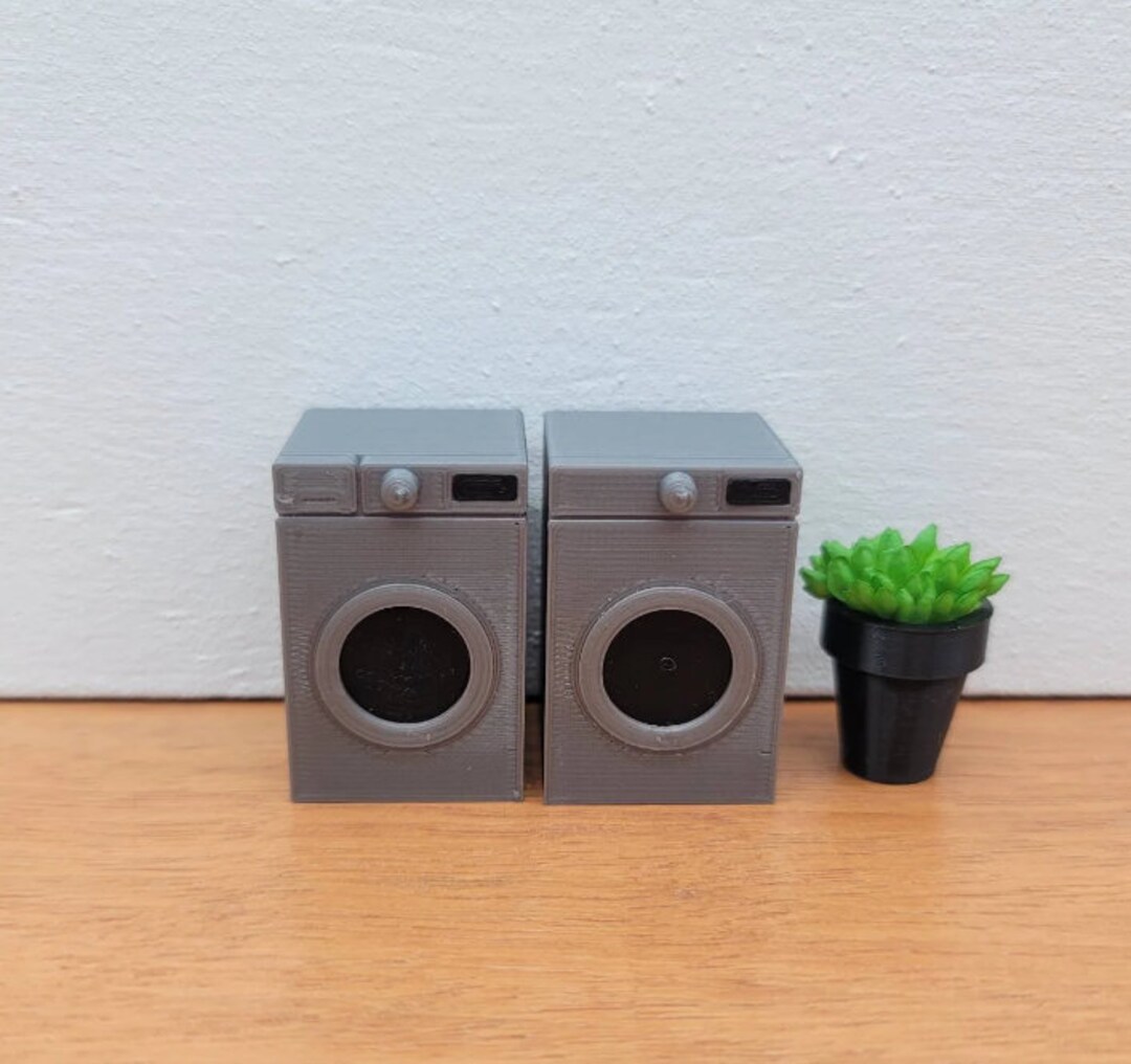 Miniature 124 Laundry Set Washer & Dryer Digital Download File - Etsy