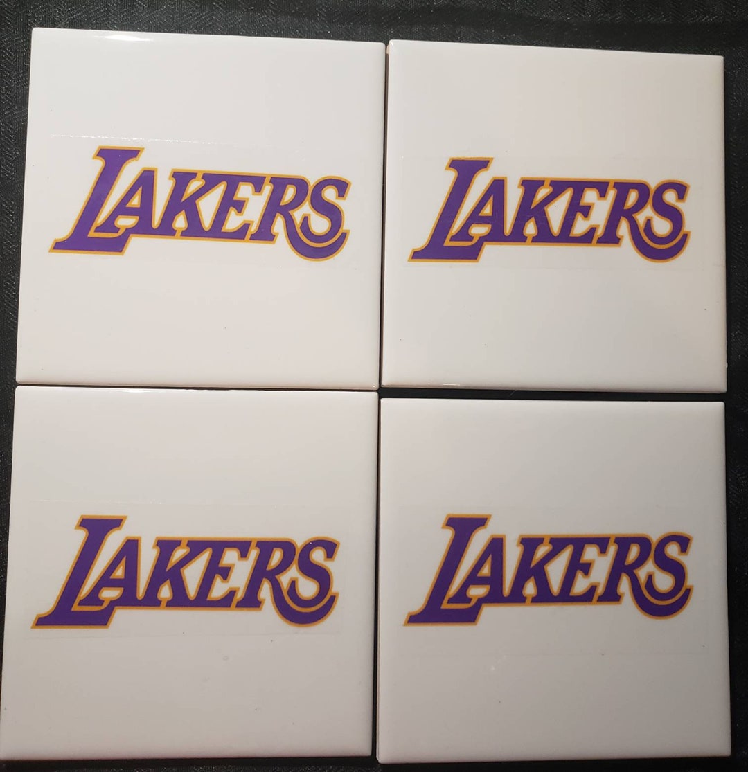 Set of 4 los Angeles Lakers Handcrafted Ceramic Tile Coasters - Etsy UK
