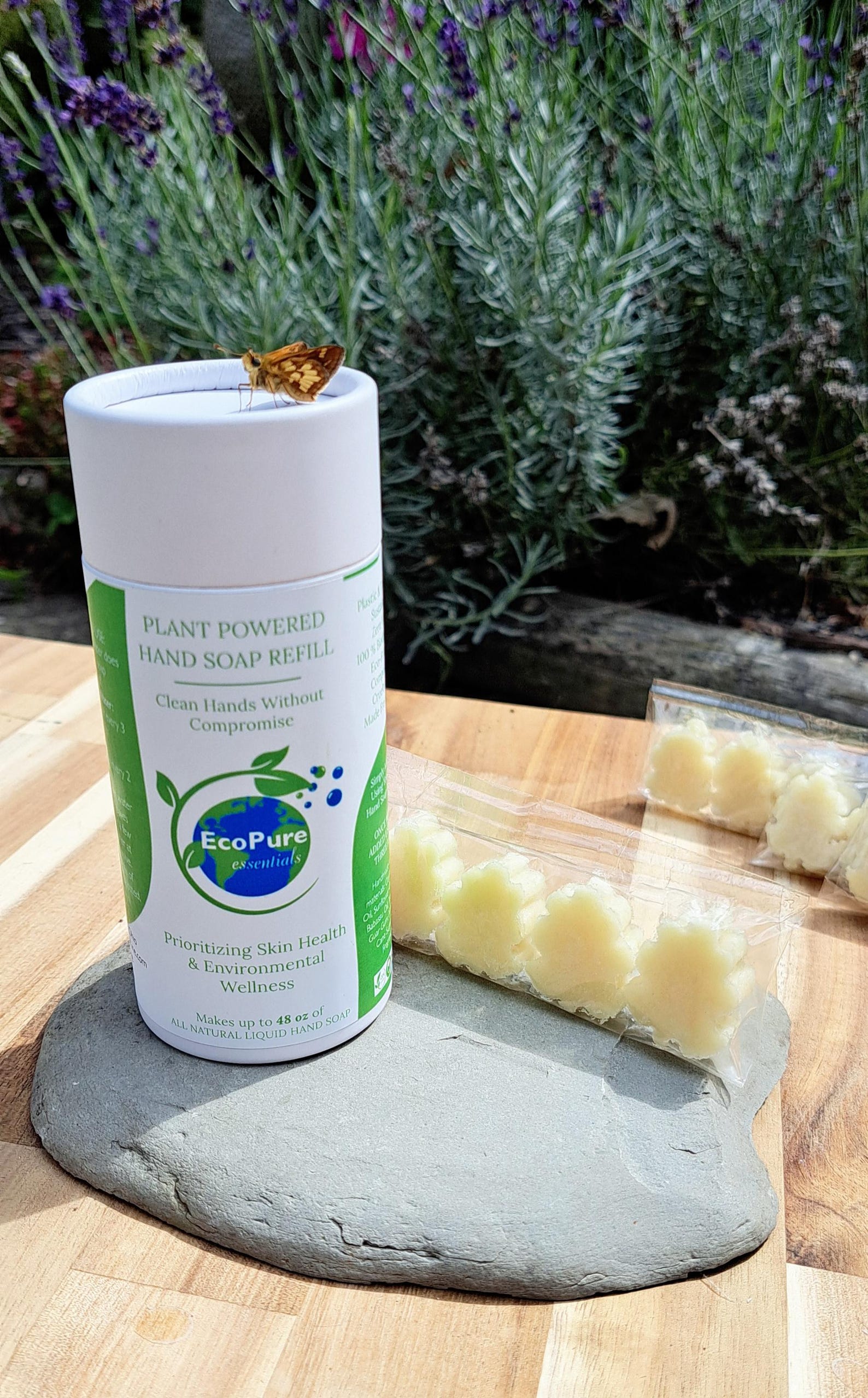 Ecopure Natural Eco-friendly Liquid Hand Soap Refills ZERO WASTE Biodegradeable Soap Earth's ...