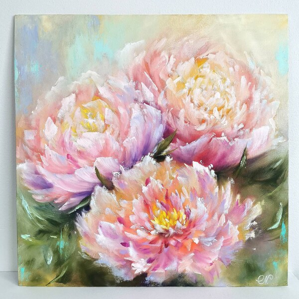 Peonies Painting - Etsy