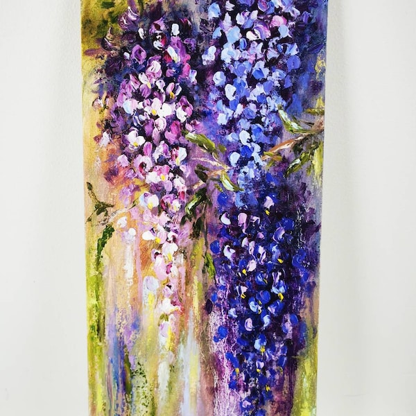 Wisteria Oil Painting - Etsy