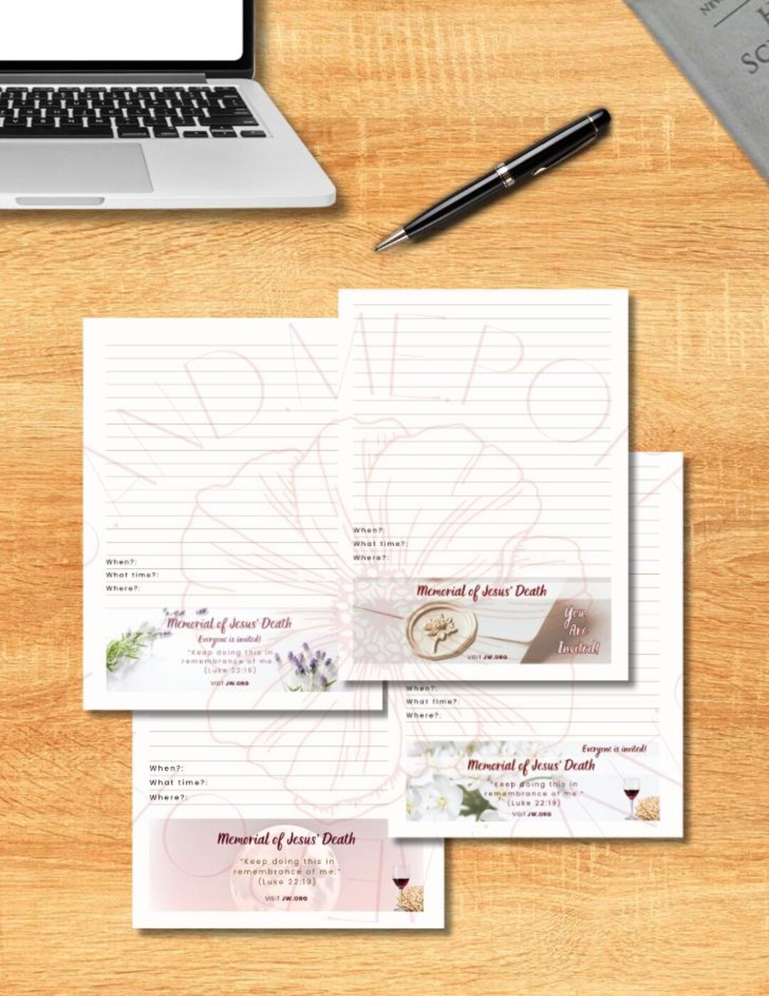 JW English Memorial Invite | Letter Template | Printable - Etsy