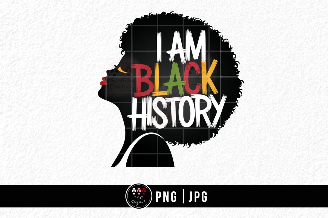 Black History Png, Black Woman Png, Afro Woman Png, Sublimation ...