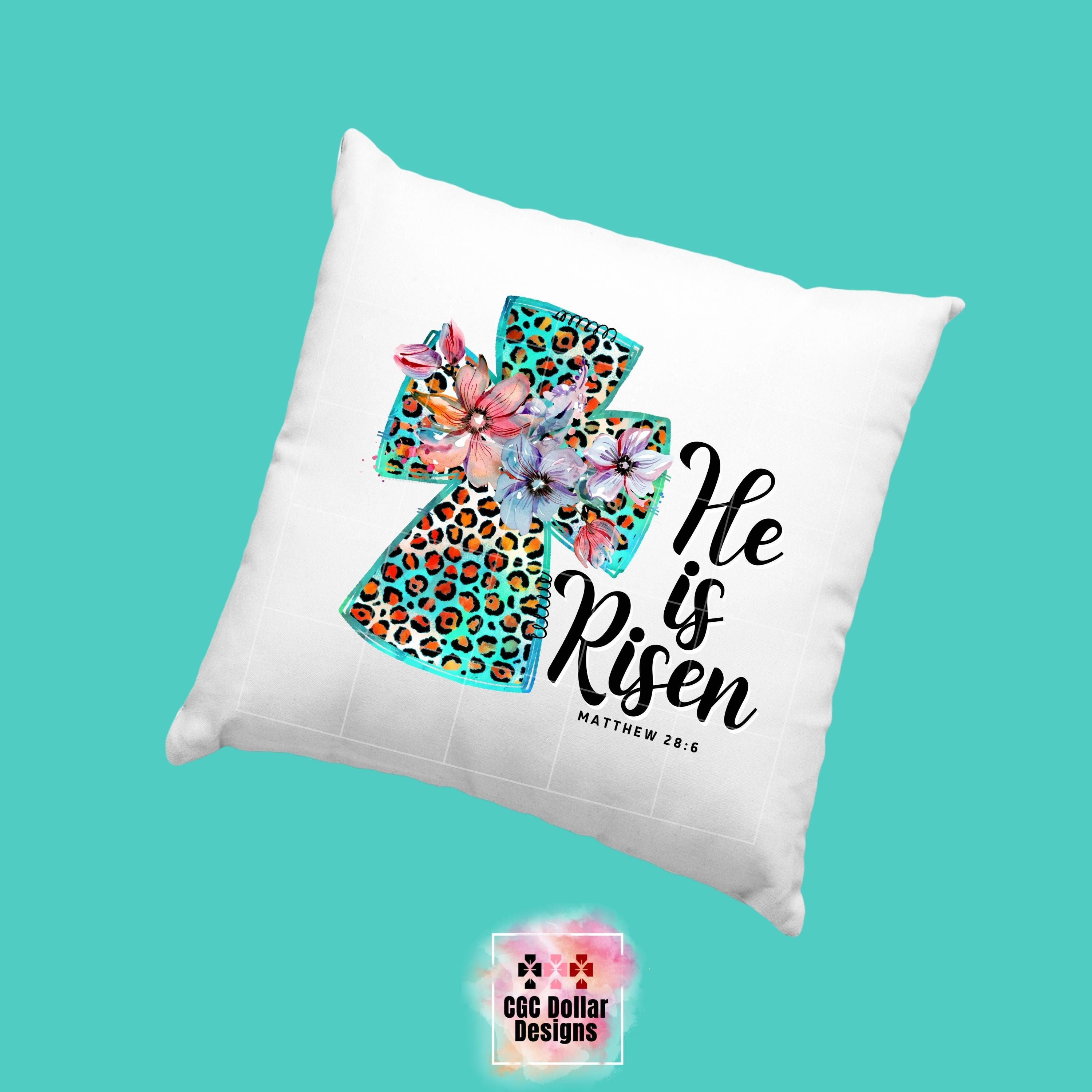 He is Risen Png Risen Png Sublimation Matthew 28 6 Leopard - Etsy