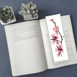 Cherry Blossom Bookmark Set, Sakura Bookmark, Printable Book Marks for ...