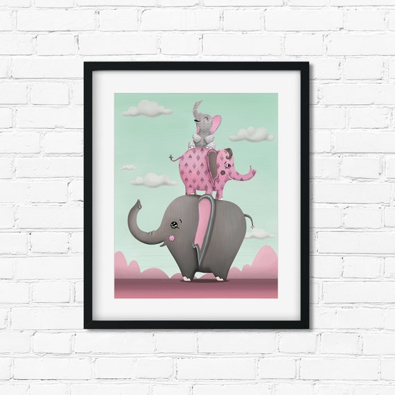 Elephant Printable Baby Elephant Elephant Nursery Baby | Etsy