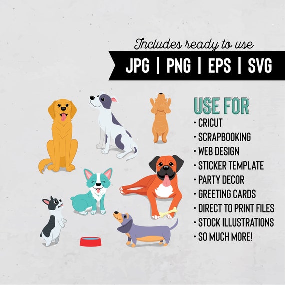 Puppy SVG Dog Clipart Puppy Clipart Animal Clipart - Etsy