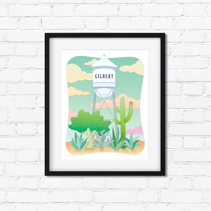 Gilbert Water Tower - Etsy