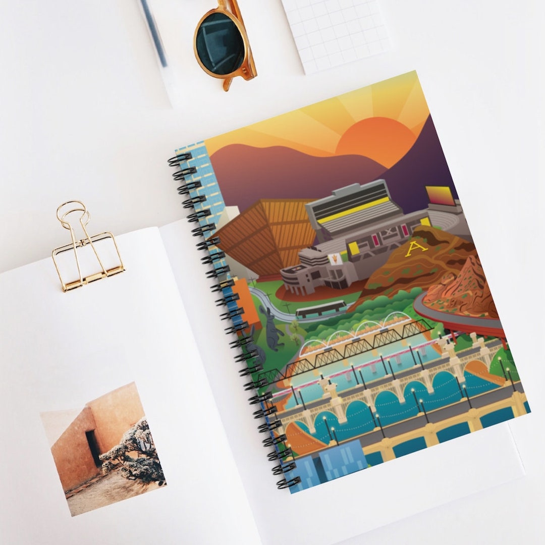 Spiral Notebook | Tempe Notebook | Tempe Arizona | ASU Student Gift ...