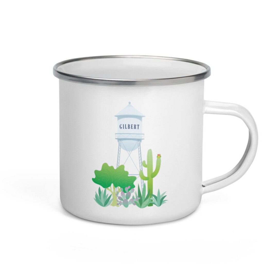 Enamel Mug | Gilbert Mug | Gilbert Arizona | Camping Mug | Gilbert Gift ...