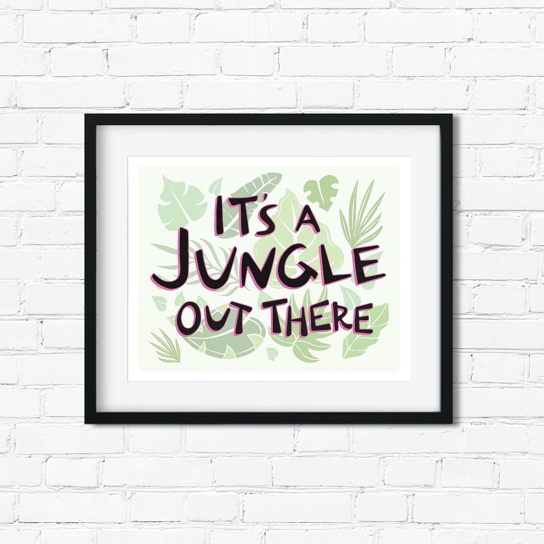 Its a Jungle Out There Tropical Art Jungle Art Jungle Theme Nursery ...
