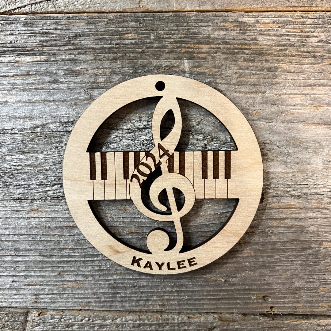 Piano Keys Ornament - Personalized (3 Sizes Available!) - See ...