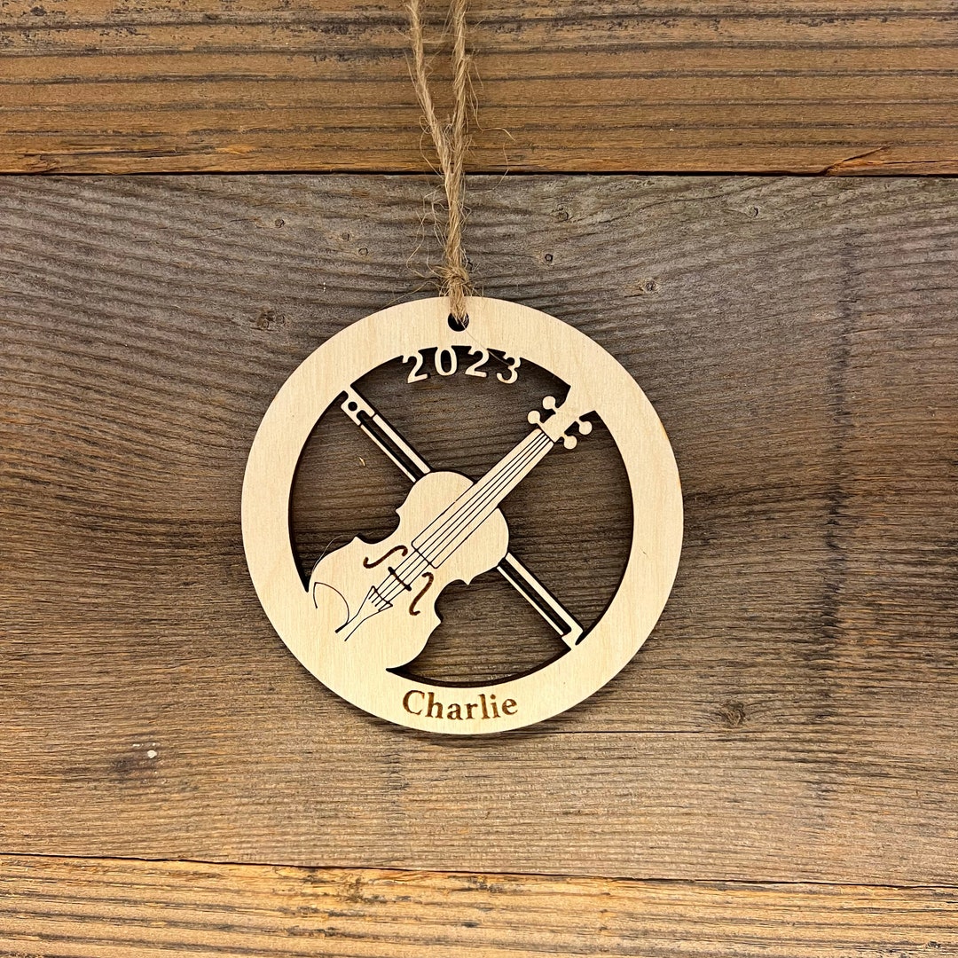 Violin Ornament Personalized 2 Sizes Available - Etsy