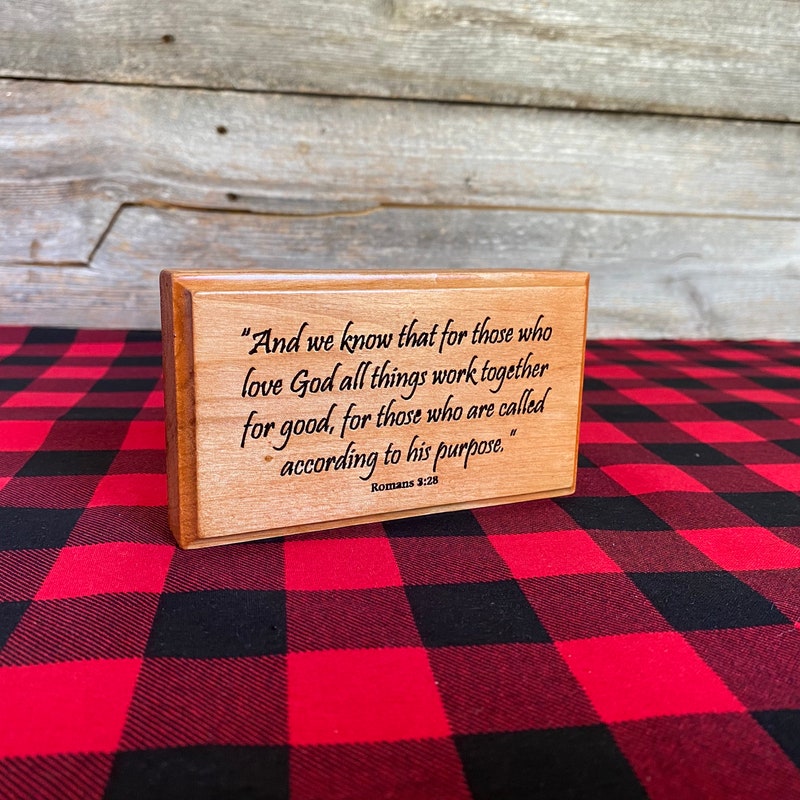 Bible Verse Plaque - Etsy