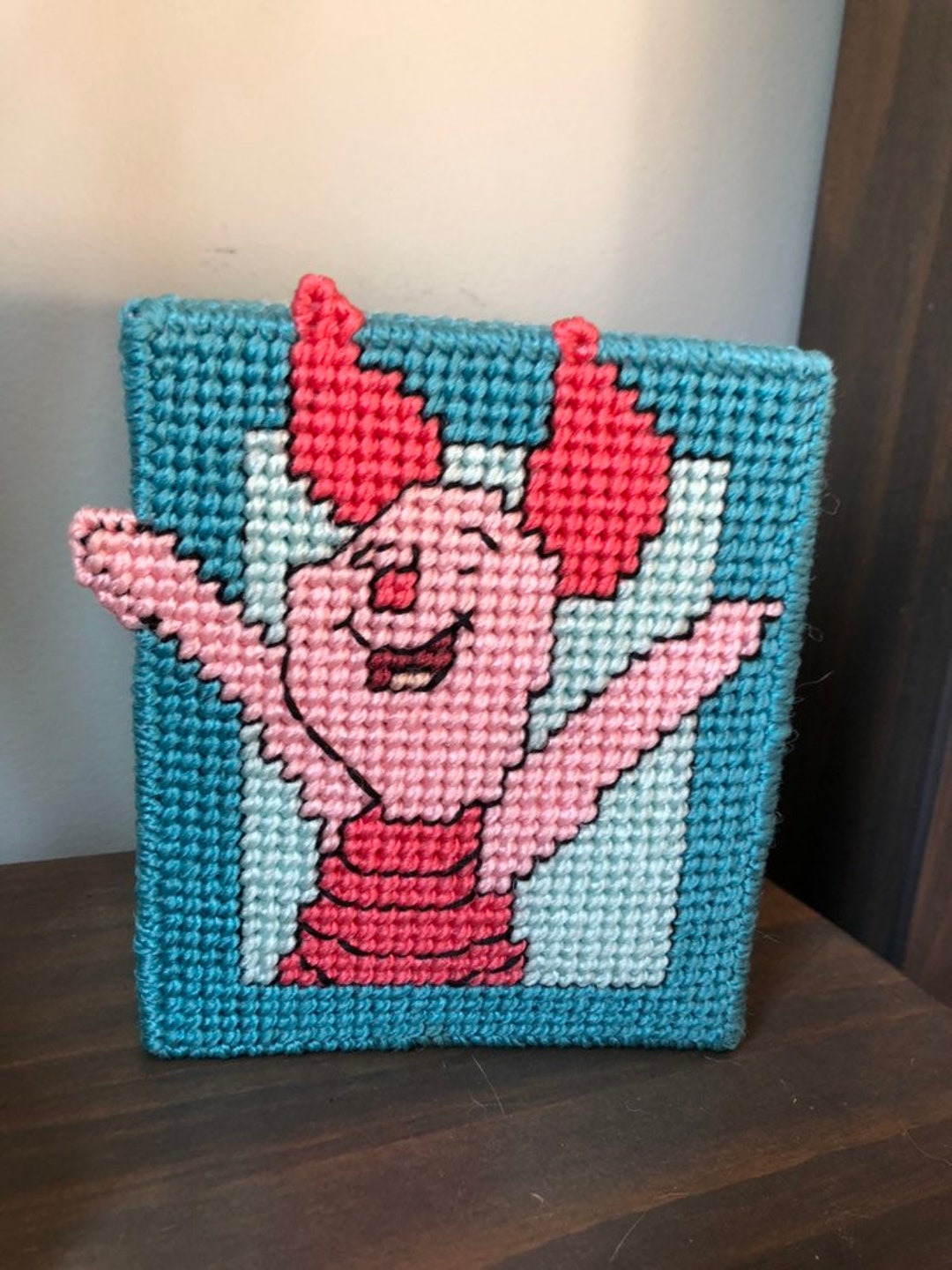 Piglet Plastic Canvas Tissue Box Cover - Etsy