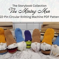 The Mining Men A 22 Pin Circular Knitting Machine PDF Pattern - Etsy