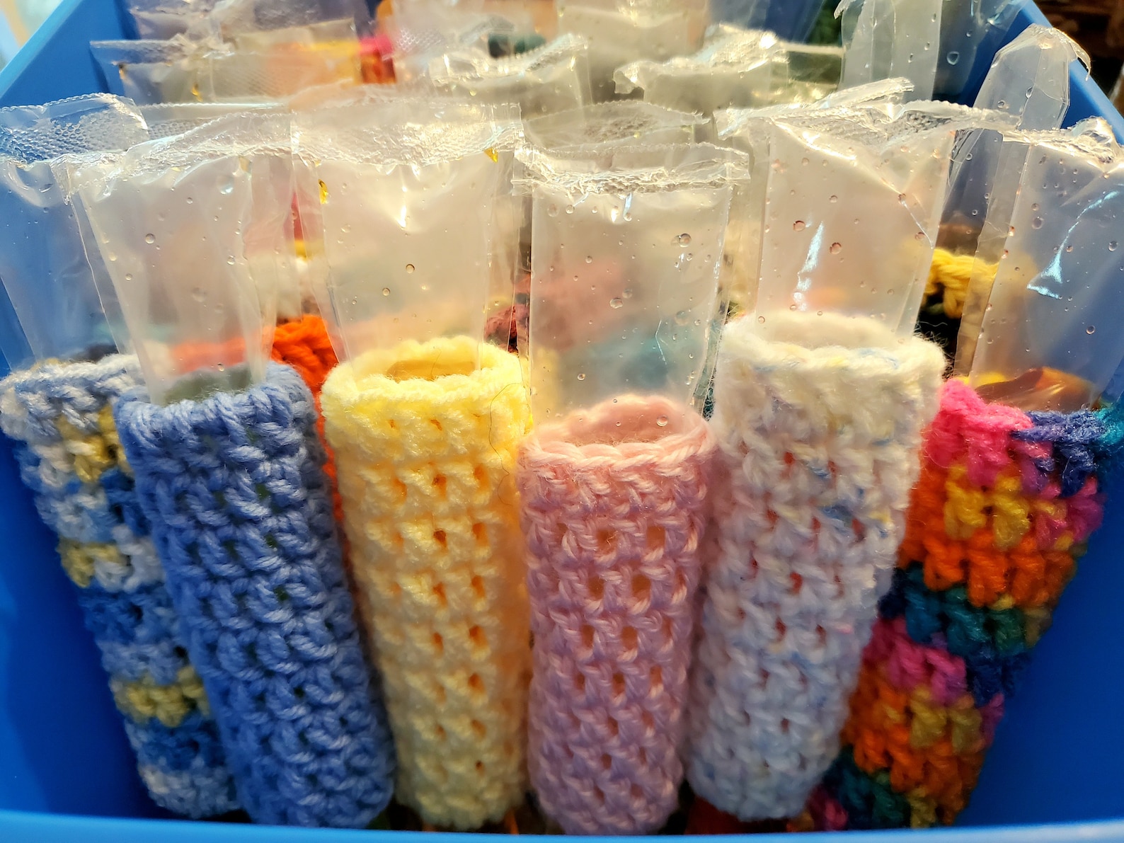 Freezer Pop Sleeve PDF Crochet Pattern, Freezer Pop Holder, Ice Pop ...