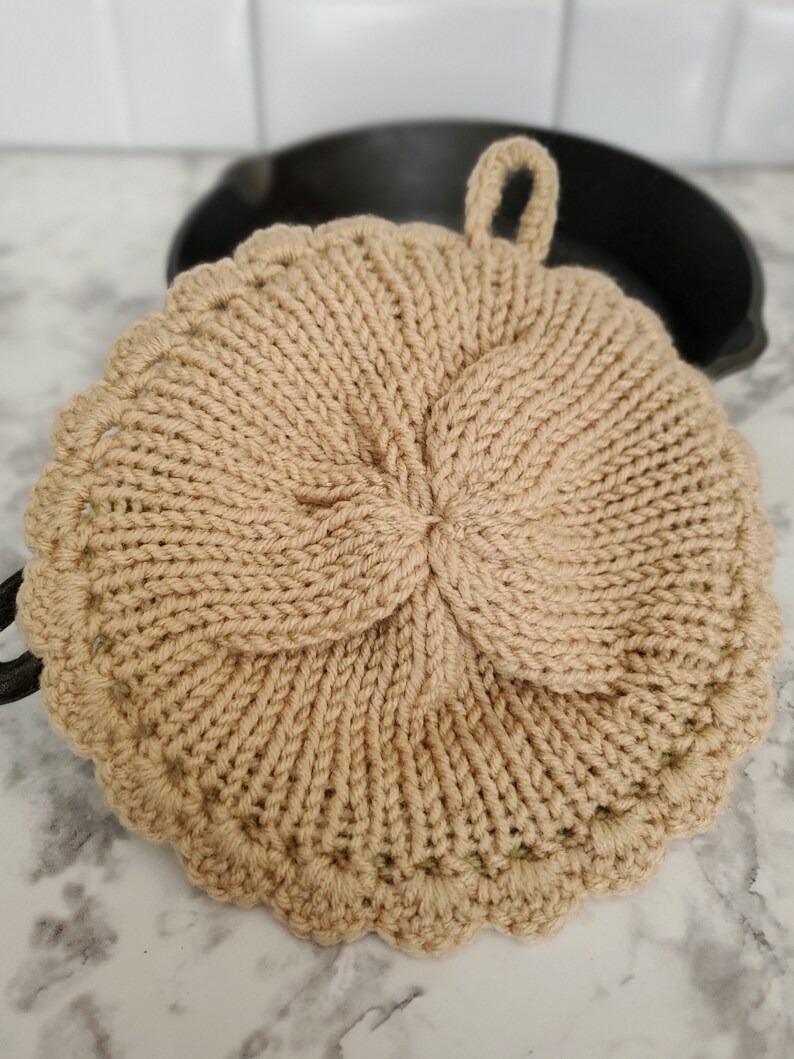 Pie Pot Holder - A 48 Pin Circular Knitting Machine and Crochet PDF ...