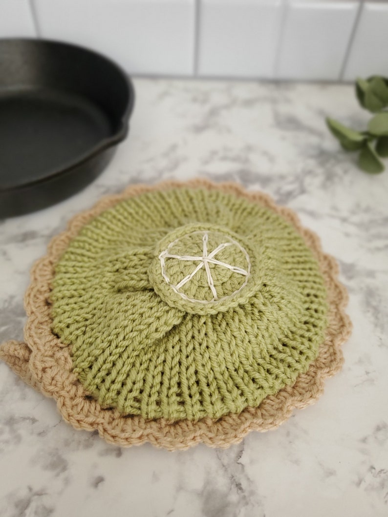 Pie Pot Holder - A 48 Pin Circular Knitting Machine and Crochet PDF ...