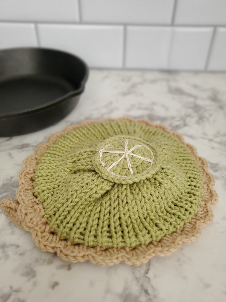 Pie Pot Holder - A 48 Pin Circular Knitting Machine and Crochet PDF ...