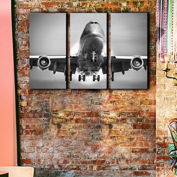 Vintage Pilot Jet Poster - Etsy