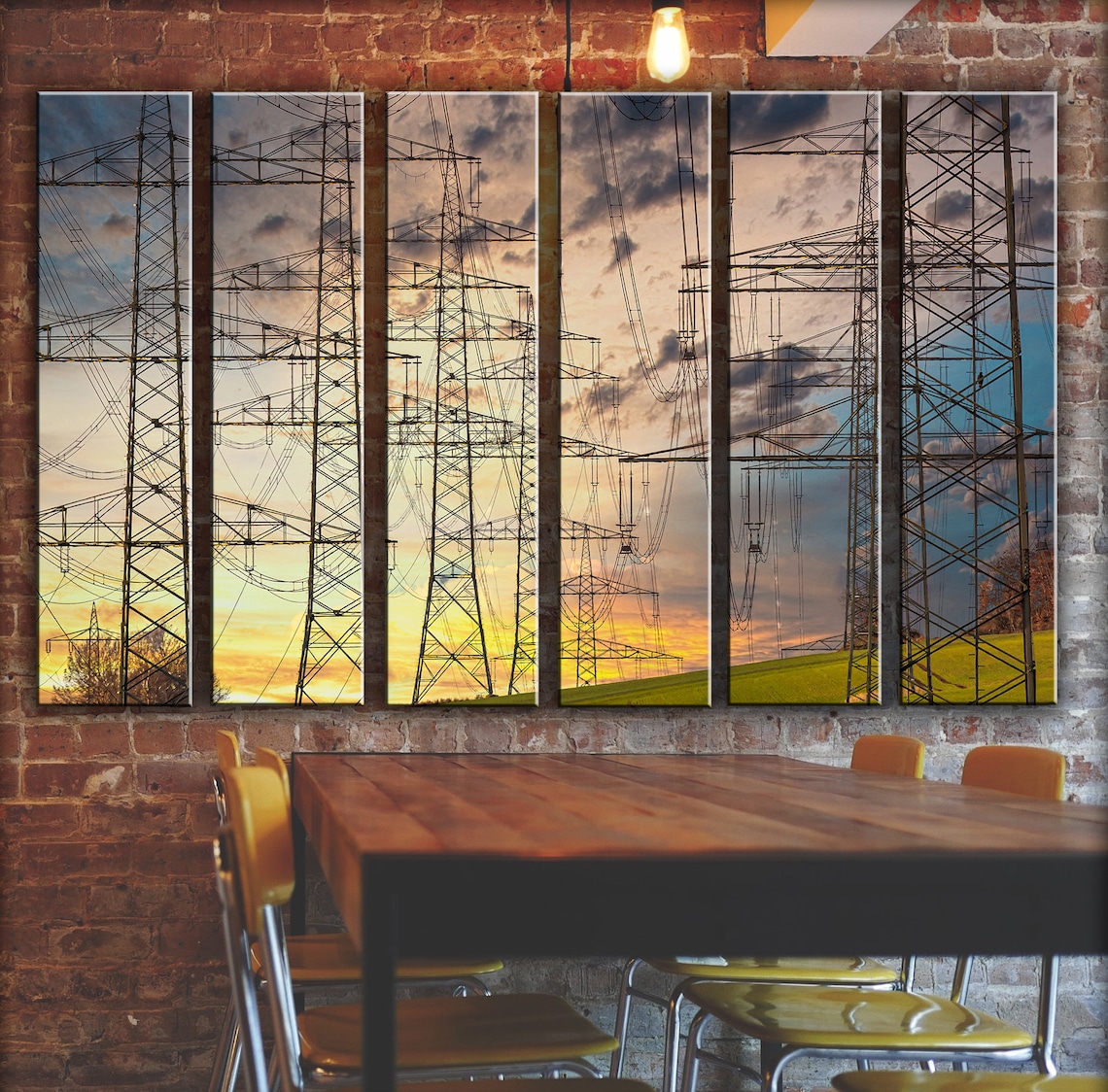 Electricity Wall Art Decor Wire Canvas Picture Print Poster - Etsy