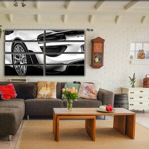 Car 918 Wall Art Decor, Car Canvas Picture Print Poster for Showroom ...
