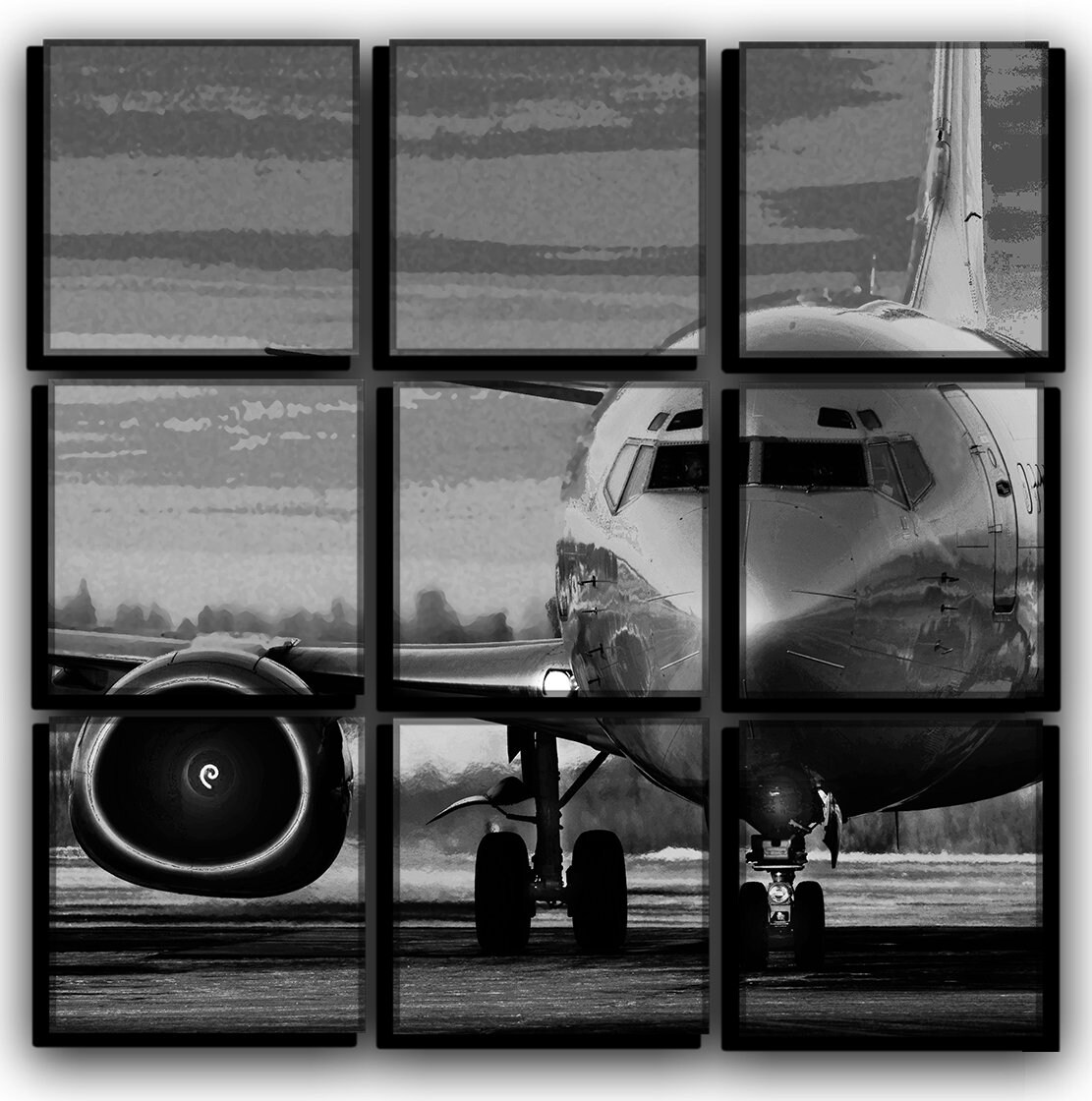 Big Set Airplane Wall Art Decor Picture Painting Poster Print | Etsy