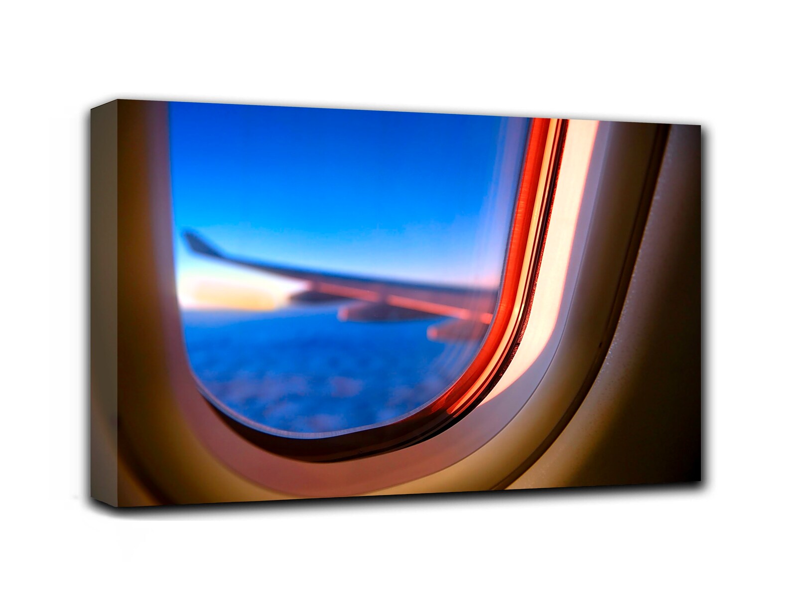 Airplane Window Wall Art Decor Aircraft View Canvas Picture - Etsy