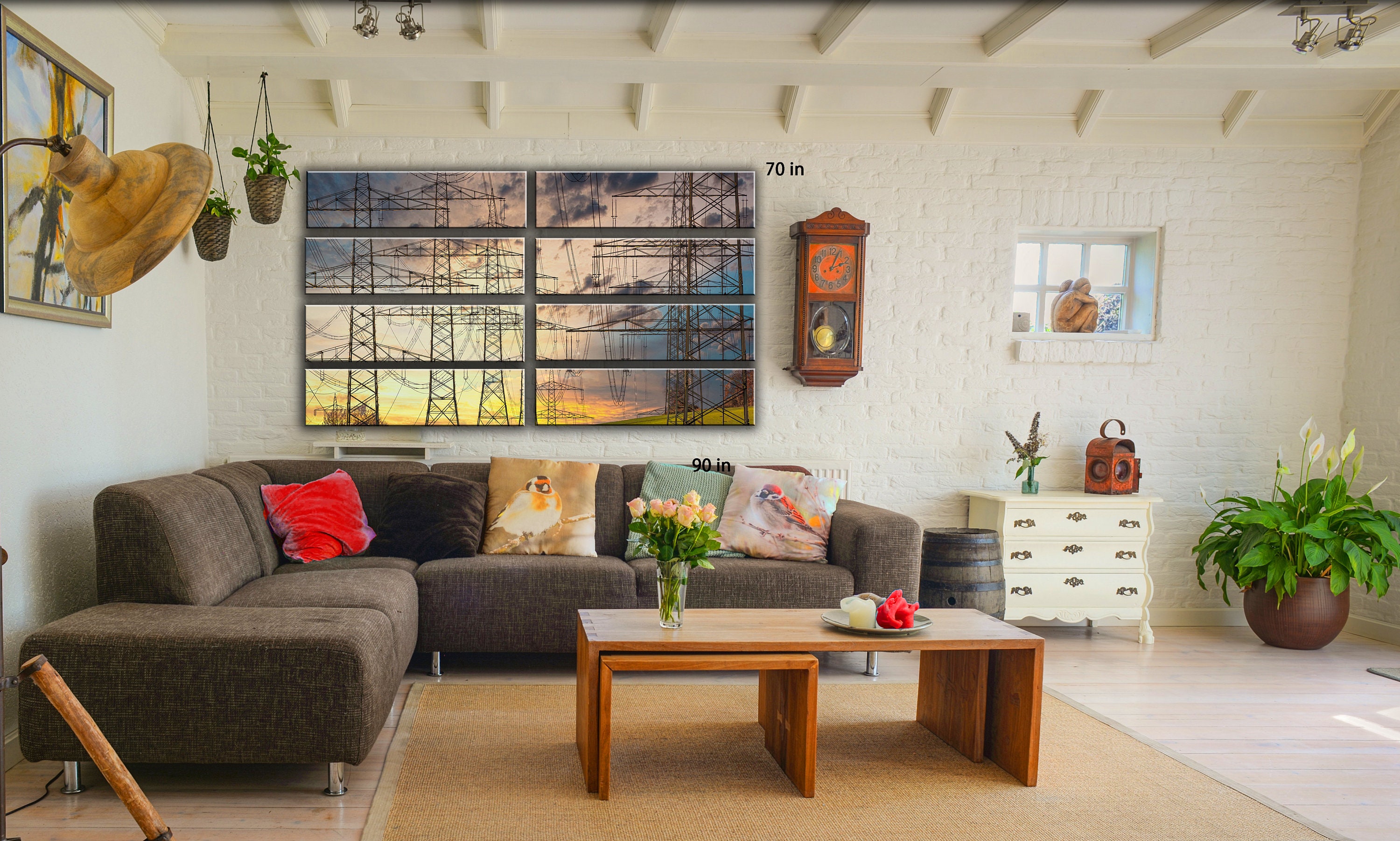 Electricity Wall Art Decor Wire Canvas Picture Print Poster | Etsy