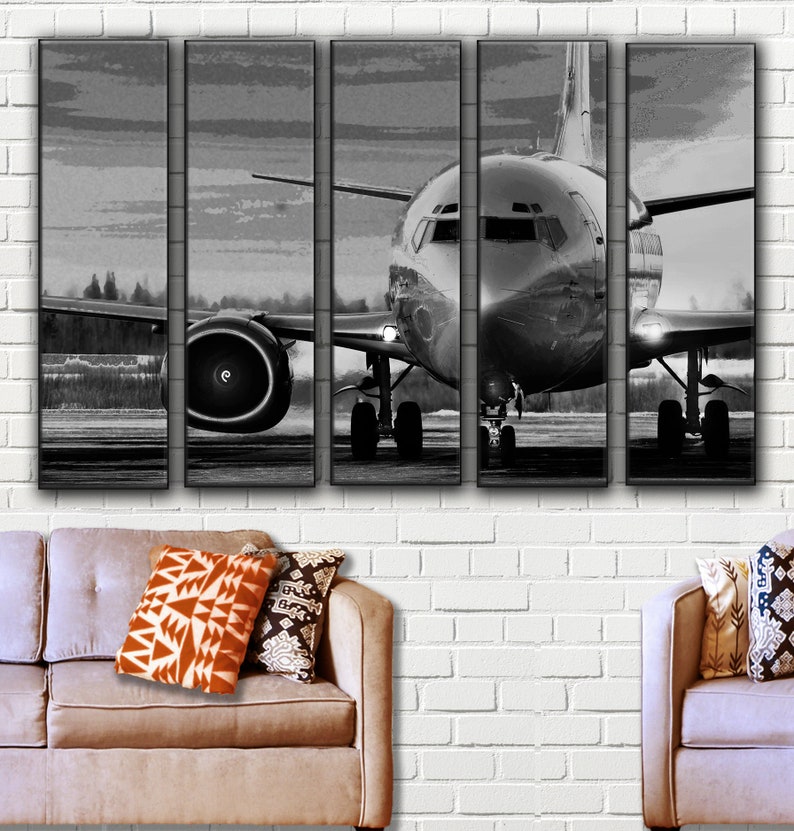 Big Set Airplane Wall Art Decor Picture Painting Poster Print - Etsy