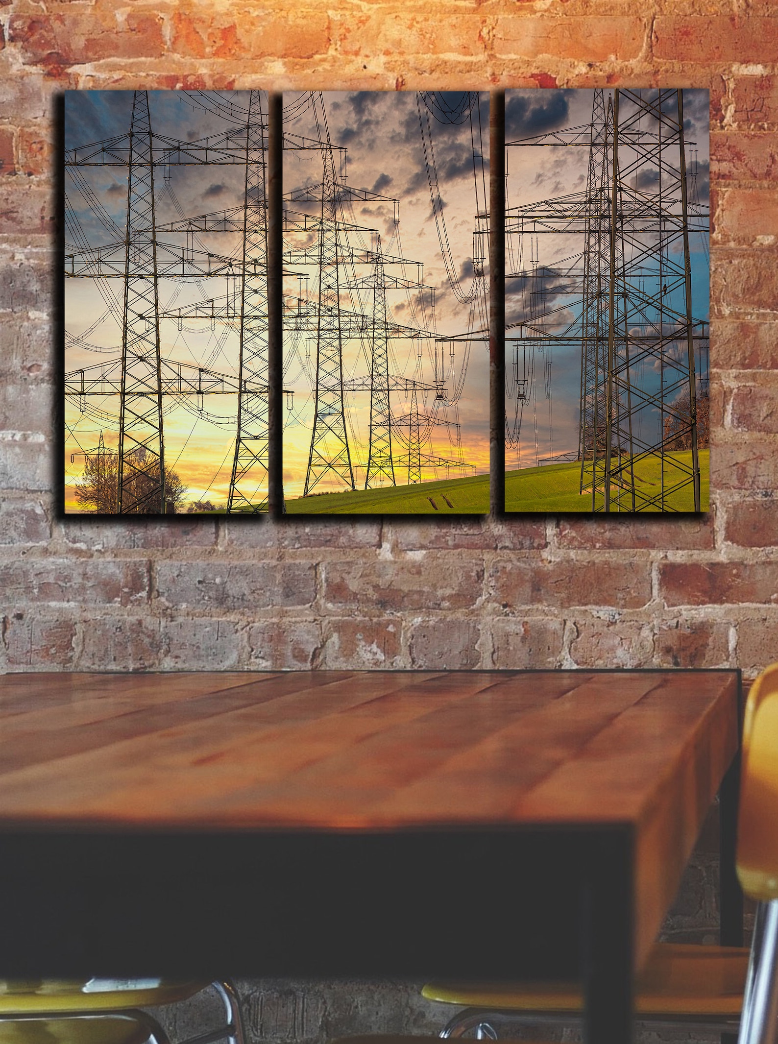 Electricity Wall Art Decor Wire Canvas Picture Print Poster - Etsy