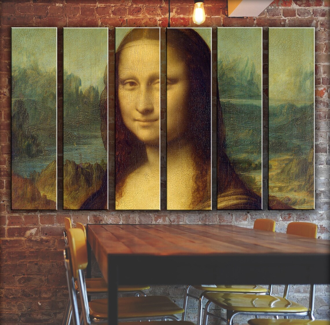 Mona Lisa Reproduction Wall Art Decor Leonardo Davinchi - Etsy