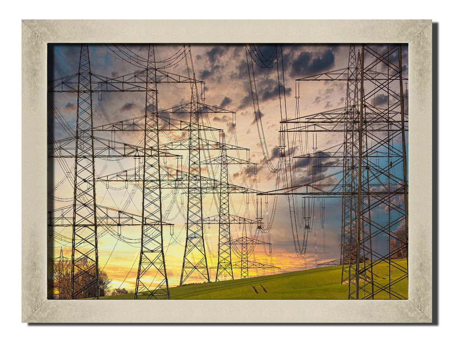Electricity Wall Art Decor Wire Canvas Picture Print Poster - Etsy