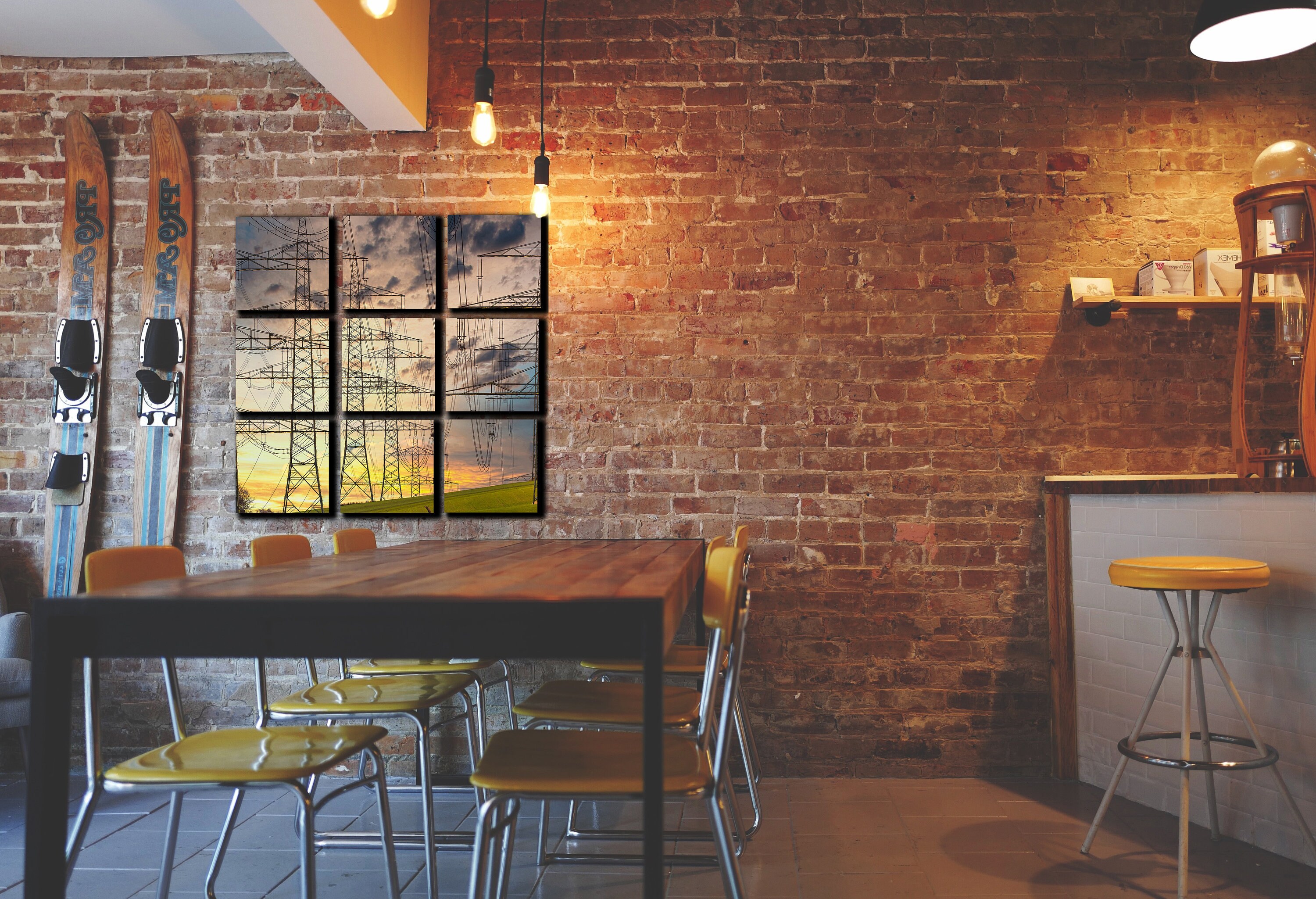 Electricity Wall Art Decor Wire Canvas Picture Print Poster | Etsy