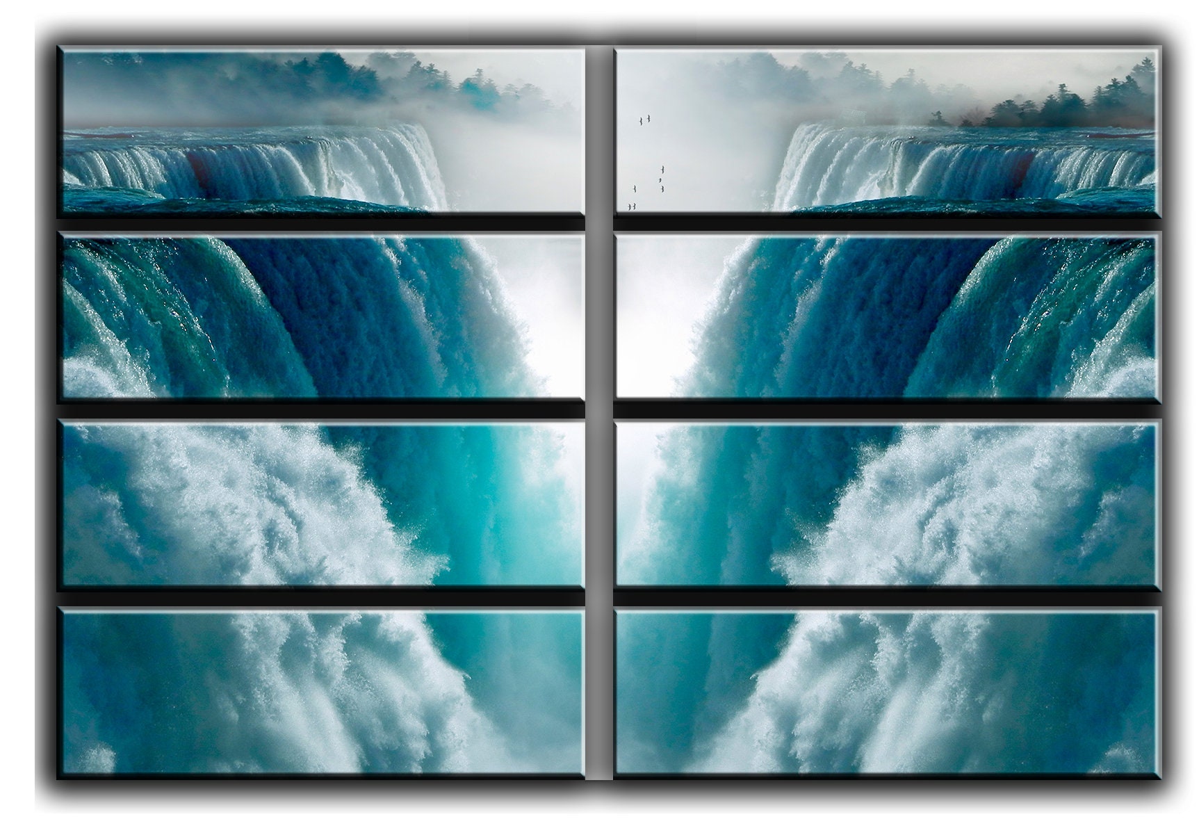 Waterfall Wall Art Decor Picture Painting Poster Print on | Etsy