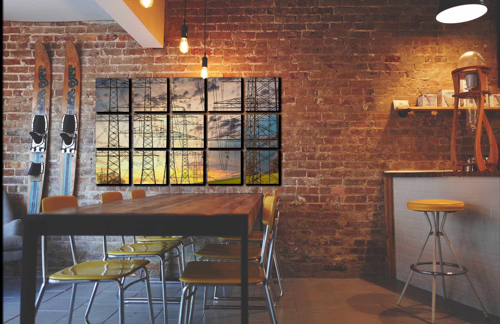 Electricity Wall Art Decor Wire Canvas Picture Print Poster | Etsy