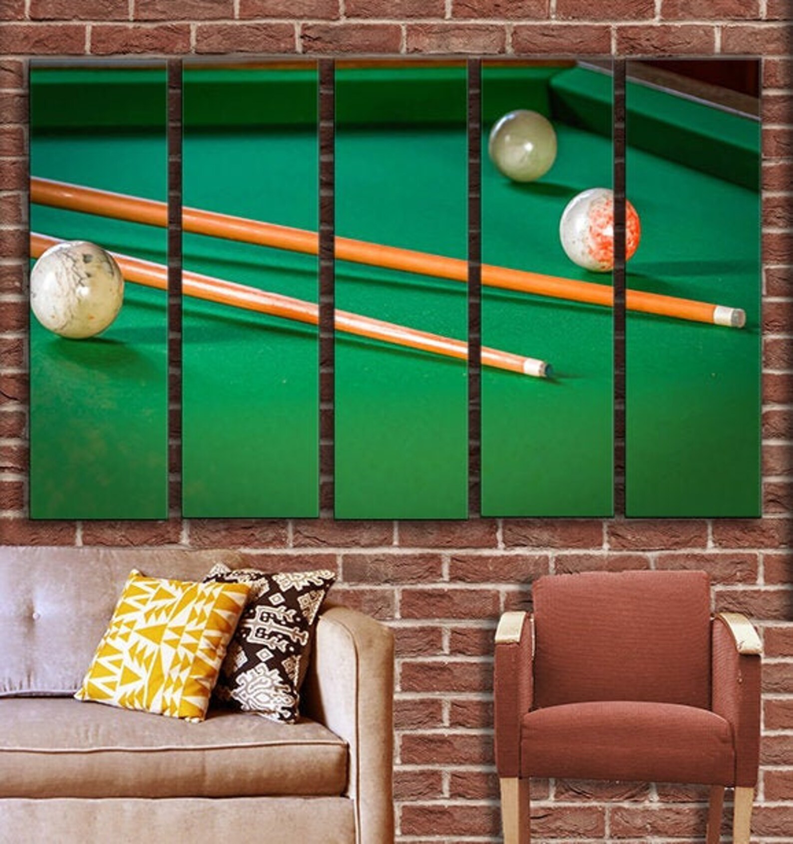 Big Set Billiard Wall Art Decor Picture Painting Poster Print - Etsy